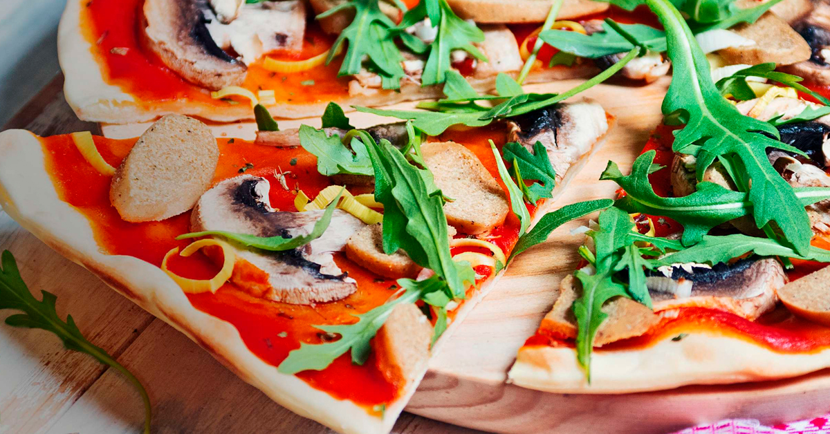 Receta de pizza de verduras. ¡Un clásico!